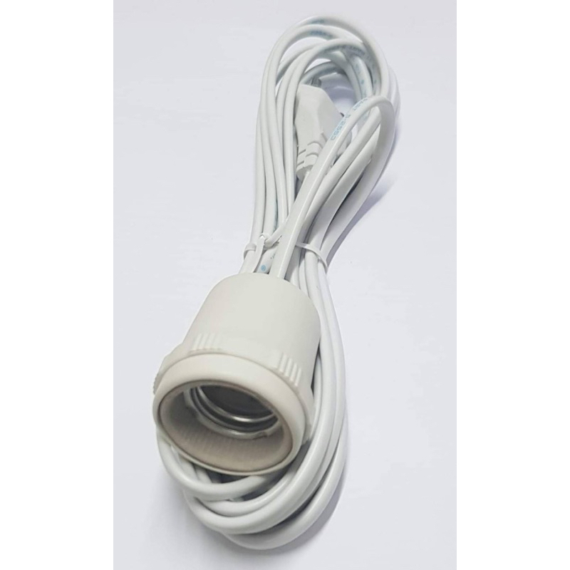 GREDD ขั้วกระเบื้องกันน้ำ E27 พร้อมสาย VKF 2x0.5 ยาว 3m,5m,10m | Shopee Thailand