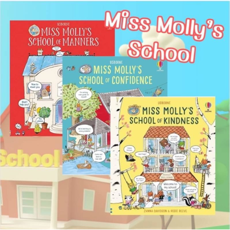 Usborne Miss Molly’s School หนังสือภาษาอังกฤษ สอนทักษะสังคม สำหรับเด็ก ...