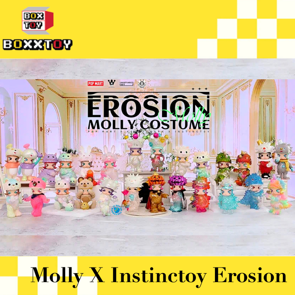 🌈Molly x instinctoy 🌈Molly x instinctoy erosion ค่าย popmart blind boxs ...