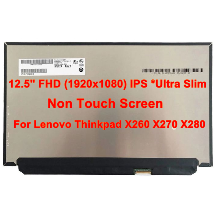 จอโน๊ตบุ๊คLCD•LED Notebook 12.5" นิ้ว for Lenovo Thinkpad X260 X270 ...