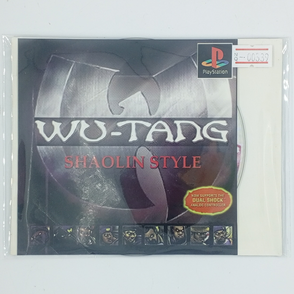 [00339] WU-TANG : SHAOLIN STYLE (EU) แผ่นเกมก็อปปี้ PS1 แผ่นเกมปั๊ม ...