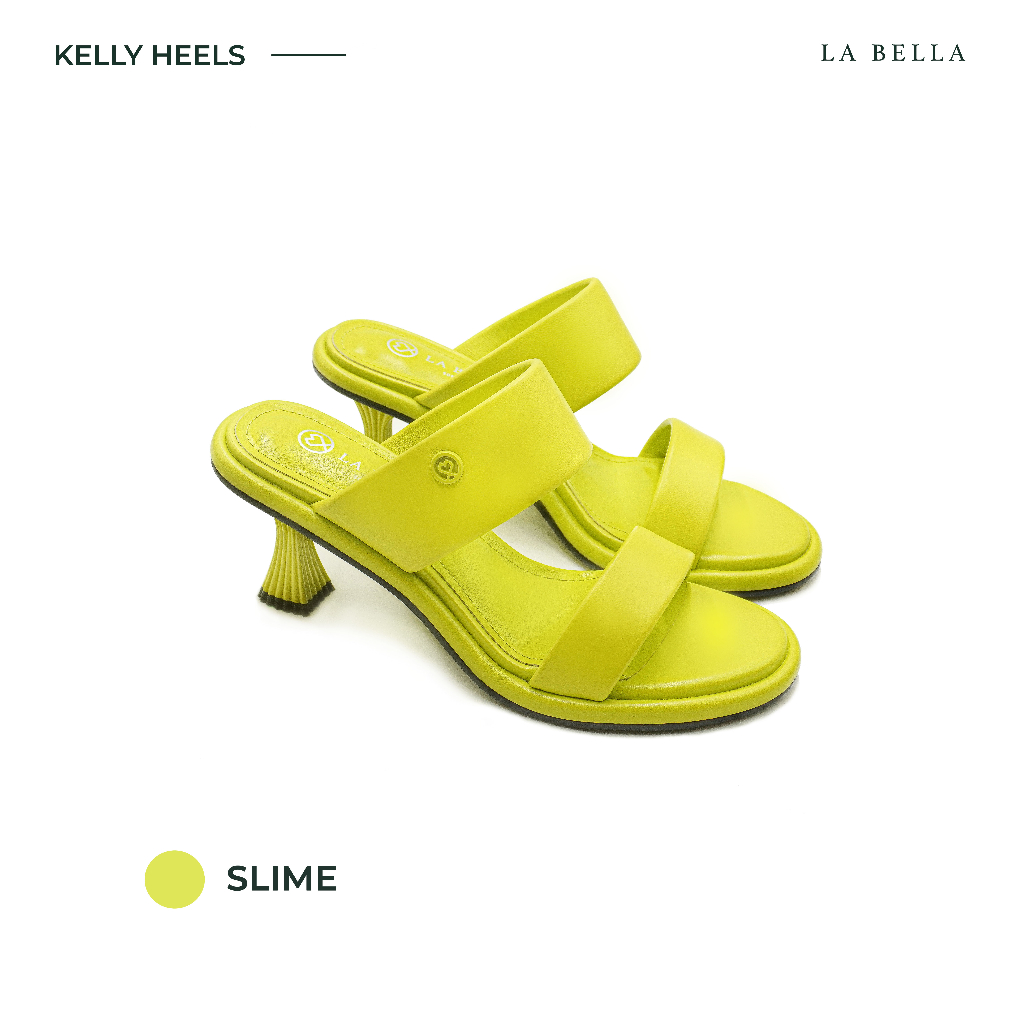 LA BELLA รุ่น KELLY HEELS - SLIME | Shopee Thailand
