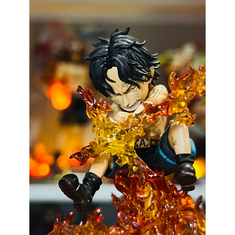 โมเดลวันพีช เรซิ่นWCF Ace&Marco YZ Studio | Shopee Thailand