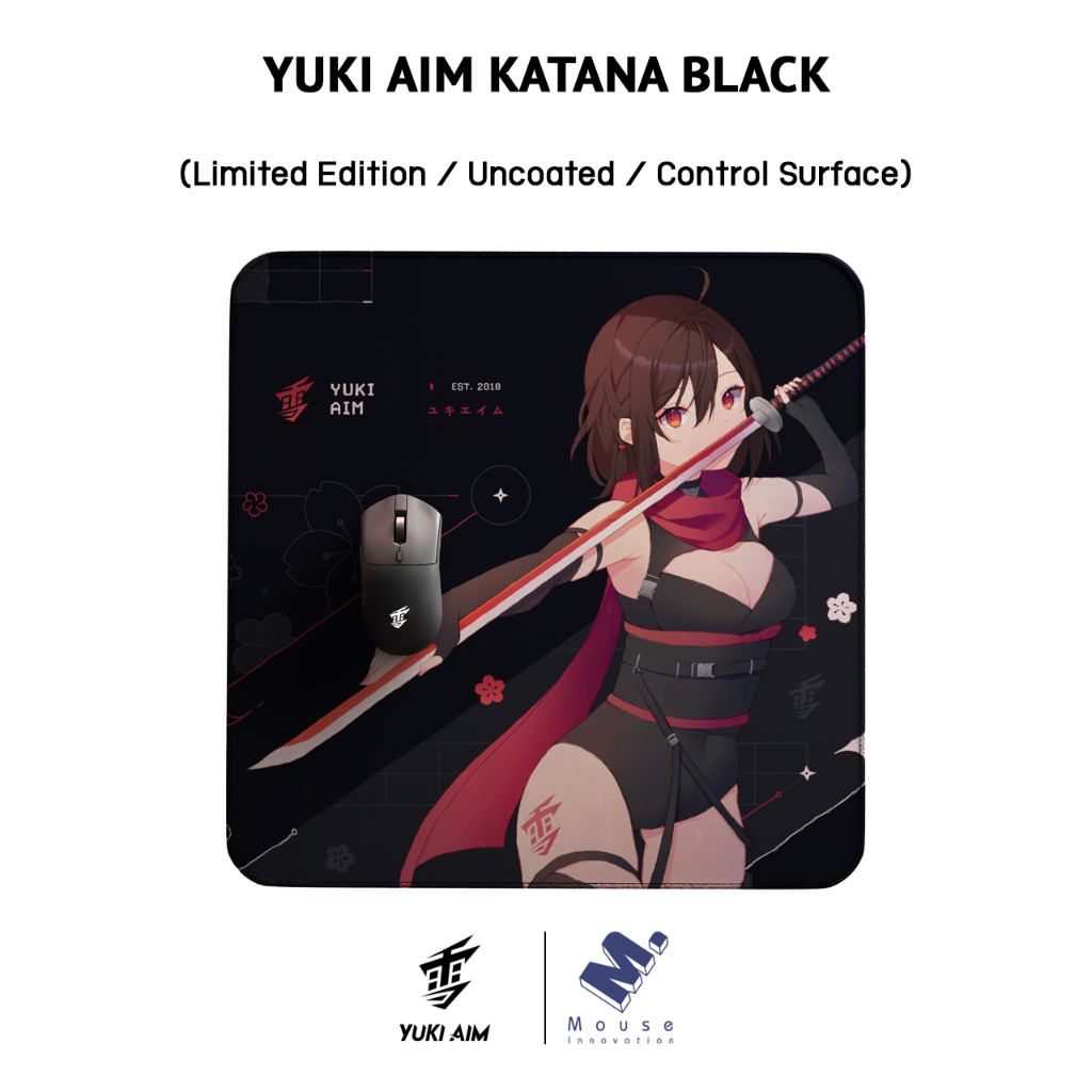 แผ่นรองเมาส์ Yuki Aim รุ่น Katana (2023 Drop) | Shopee Thailand