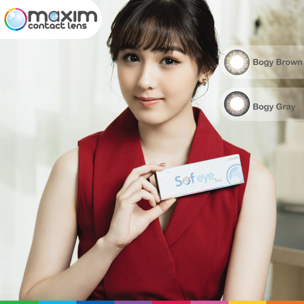 Maxim Sof eye 1 Day ซอฟ อาย วันเดย์ (COLORS) (รายวัน) [0.00 to -12.00] | Shopee Thailand
