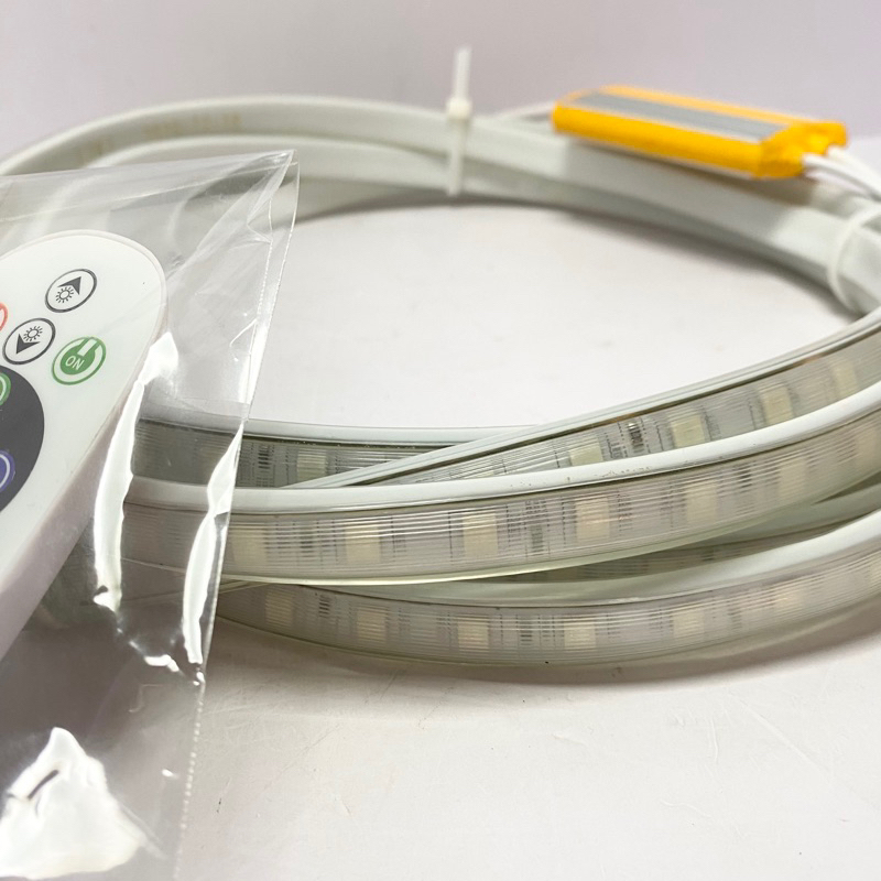 ไฟเส้น ไฟสายยาง ไฟหลืบ ไฟแต่งผนังห้อง Neon Flex Light Strip เปลี่ยนสีได้ RGB พร้อมรีโมท Remote ...