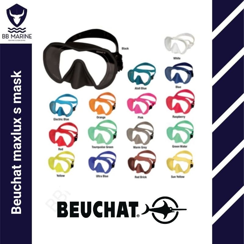 BBMarine หน้ากากดำน้ำ Beuchat maxlux s mask รุ่น Beuchat-maxlux-s-mask ...
