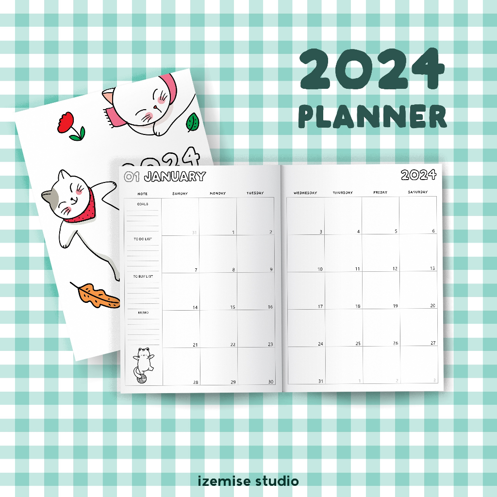 สมุดแพลนเนอร์ ปี 2567 l PLANNER 2024 | Shopee Thailand