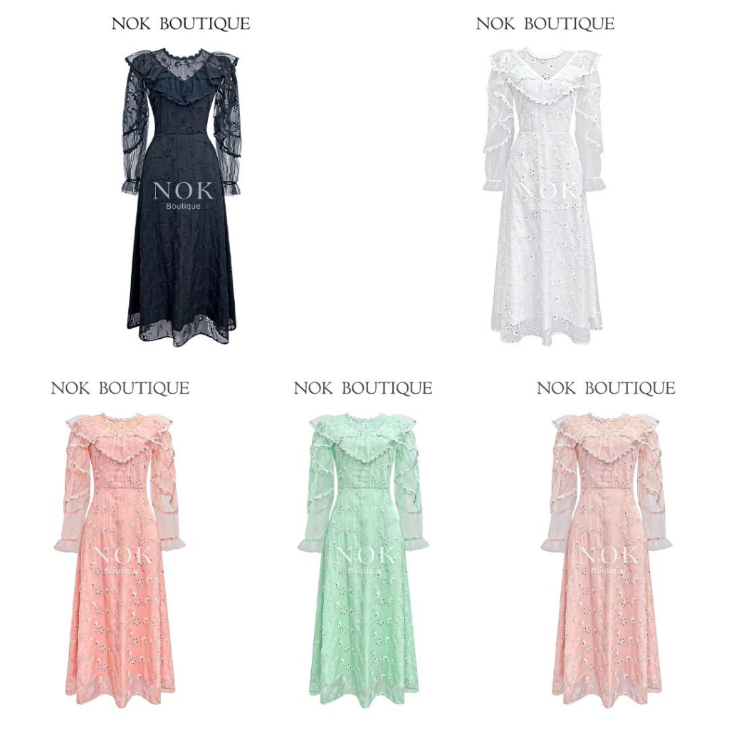 LC072,LC101-LC105-เดรสใส่เที่ยวใส่ออกงานใส่ทำงาน | Shopee Thailand