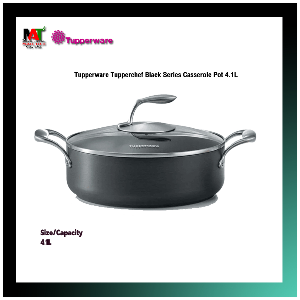หม้อต้มน้ำร้อน Tupperware Tupperchef Black Series Casserole Pot 4.1L ...