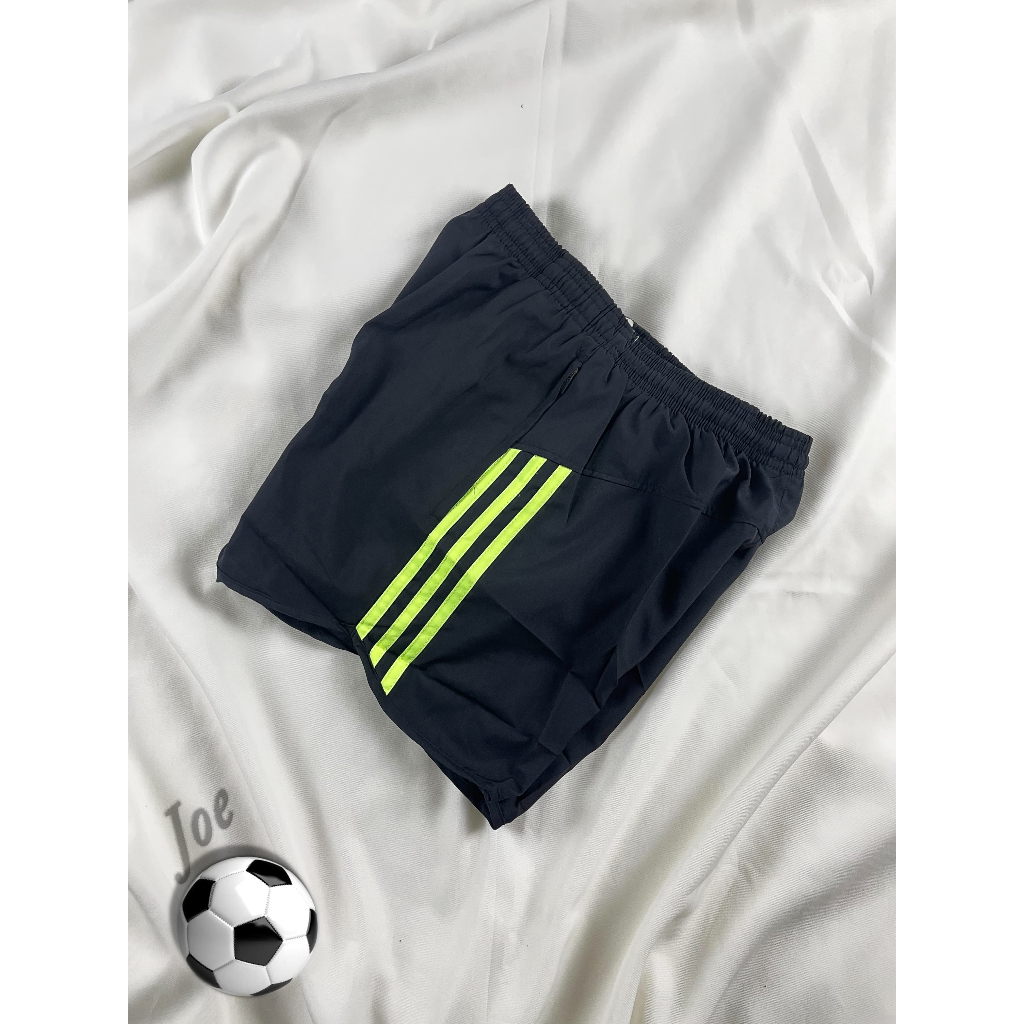 กางเกงออกกำลังกาย กางเกงกีฬาผู้ชาย ขาสั้น Adi. (Pocket, Black wt. Green ...