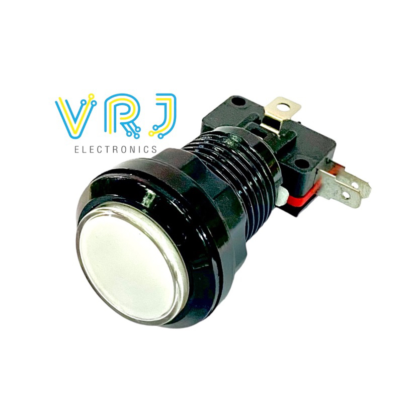 Switch สวิตช์กดติด ปล่อยดับขนาด 32mm Switch สวิตช์ตู้เกมส์ ไฟLED 12 VDC ...