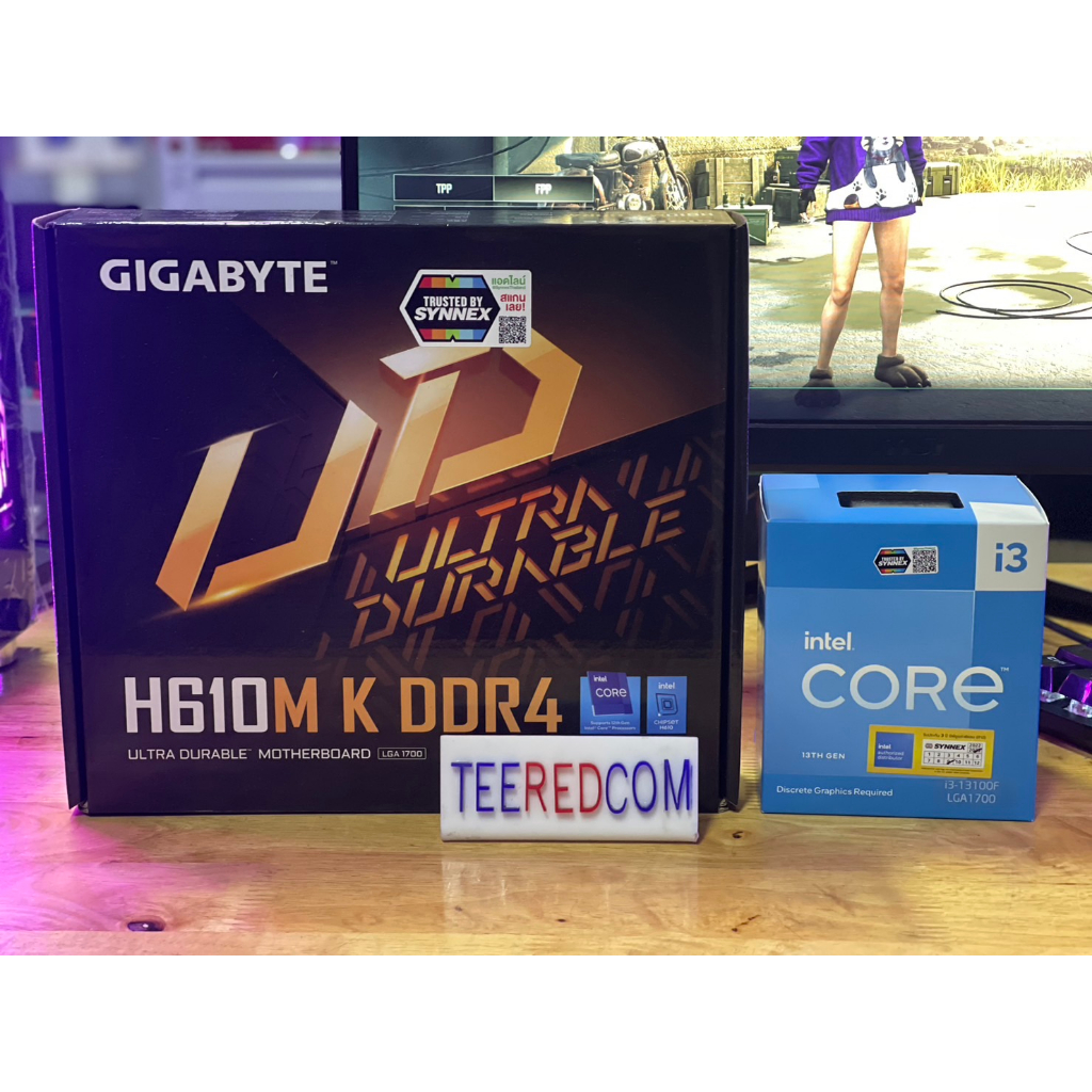 INTEL CORE i3-13100F 3.40 GHZ (4C/8T) LGA1700+MAINBOARD (เมนบอร์ด) 1700 ... INTEL CORE i3-13100F 3.40 GHZ (4C/8T) LGA1700+MAINBOARD (เมนบอร์ด) 1700 ...