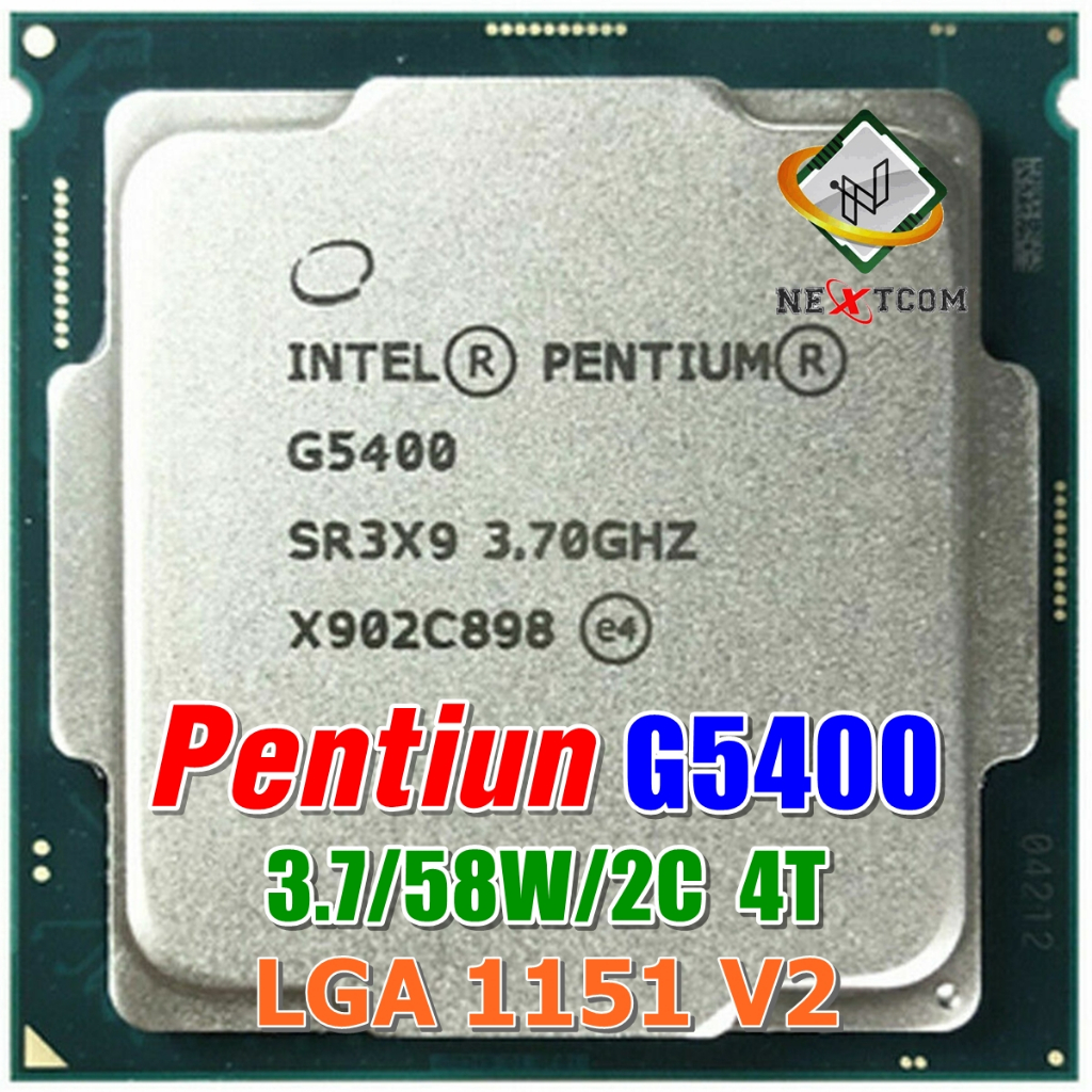 ⚡️ ซีพียู CPU Intel G4600 G4560 G4400 G3900 G5400 / Socket LGA 1151 / ฟรีซิลิโคน จัดส่งไว ...
