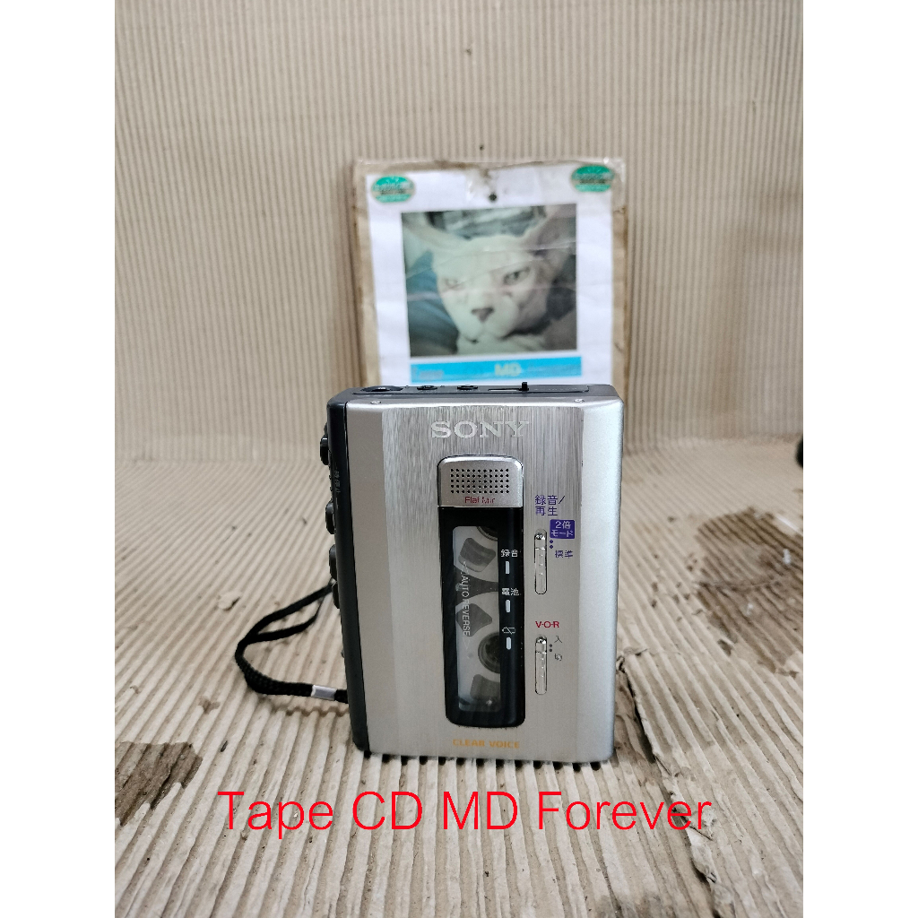 Sony TCM-500 เครื่องเล่นเทปพกพารุ่นท็อป เปิดผาเล่นโชว์เทปได้ | Shopee ...