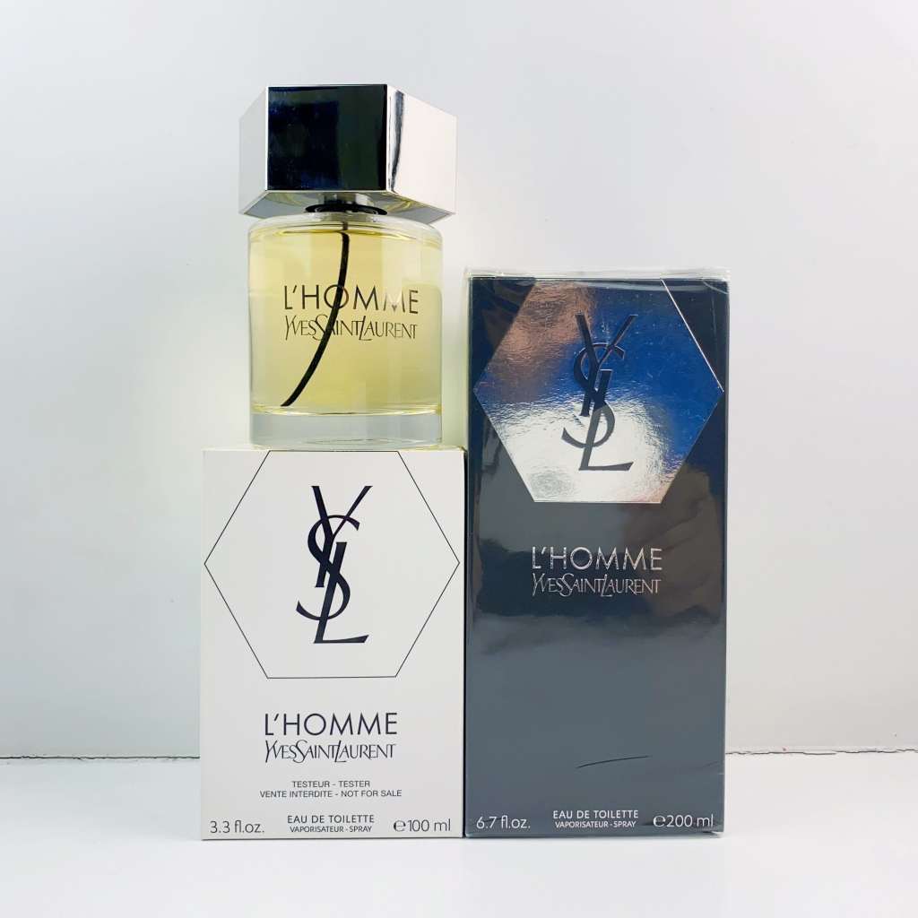 น้ำหอมแท้ Yves Saint Laurent YSL L'Homme EDT 200ml กล่องซีล | Shopee Thailand