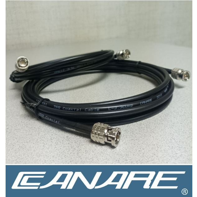 12G-SDI L-3.3CUHD (0.25-10m) ยี่ห้อ Canare สายสัญญาณภาพ 75 ohm / 4K UHD ขนาด 5.5 mm Coaxial ...