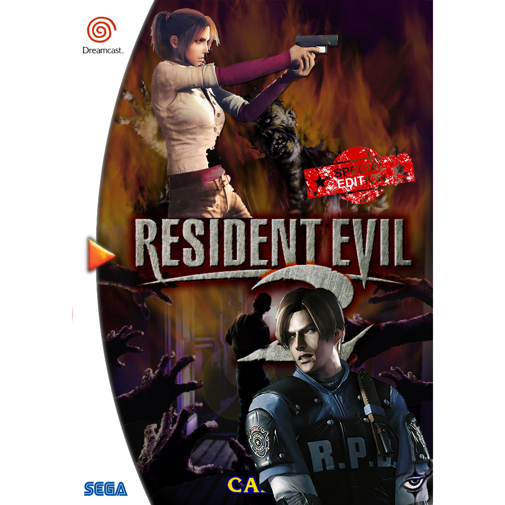 DREAMCAST - RESIDENT EVIL 2 : SPECIAL EDITION // ไม่ใช่เวอร์ชั่นที่มีวางจำหน่ายตามปกติทั่วไป ...