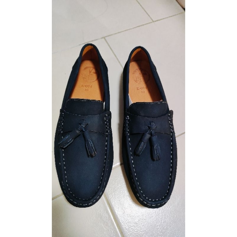รองเท้า loafer หนังกลับ shoesshi | Shopee Thailand