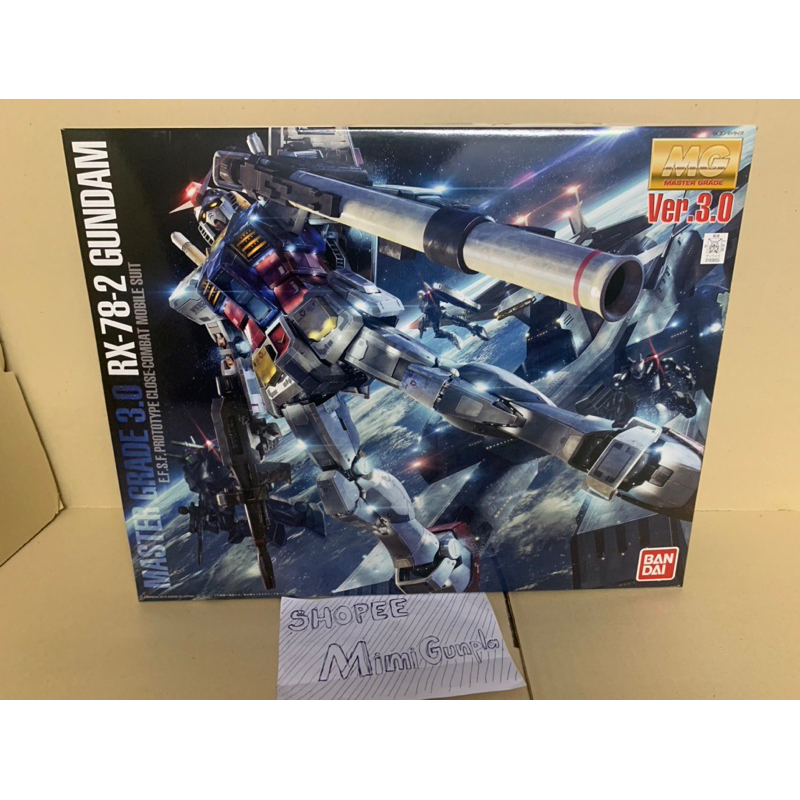 [Bandai] MG 1/100 RX-78-2 Gundam Ver. 3.0 *สินค้ามีตำหนิ | Shopee Thailand