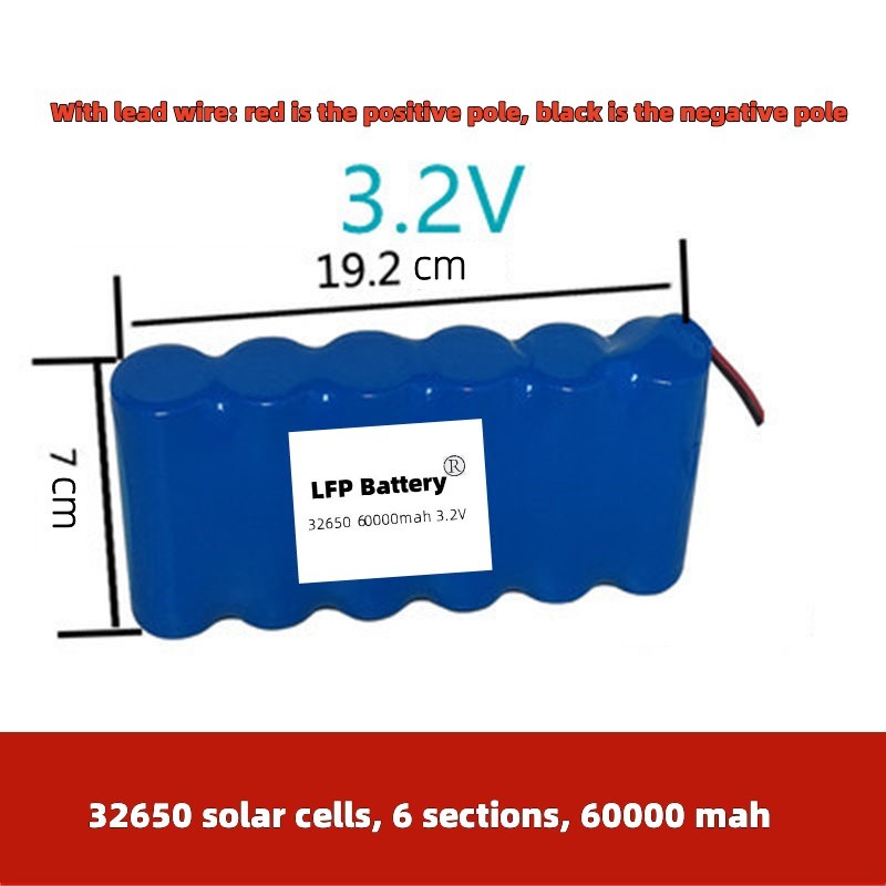 แบตเตอรี่LiFePo4 32650 3.2V 10Ah 20Ah 30Ah 40Ah 50Ah 60Ah สำหรับไฟโซล่า ...