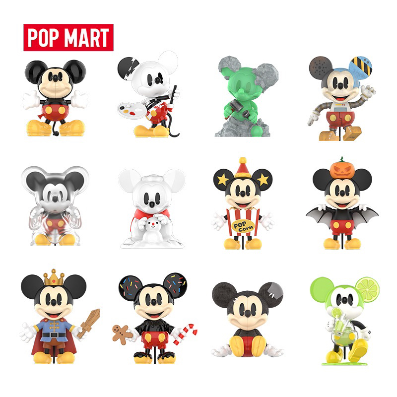 พร้อมส่ง!! Popmart Disney 100 years Mickey Mouse ยกกล่อง12ตัว | Shopee ...