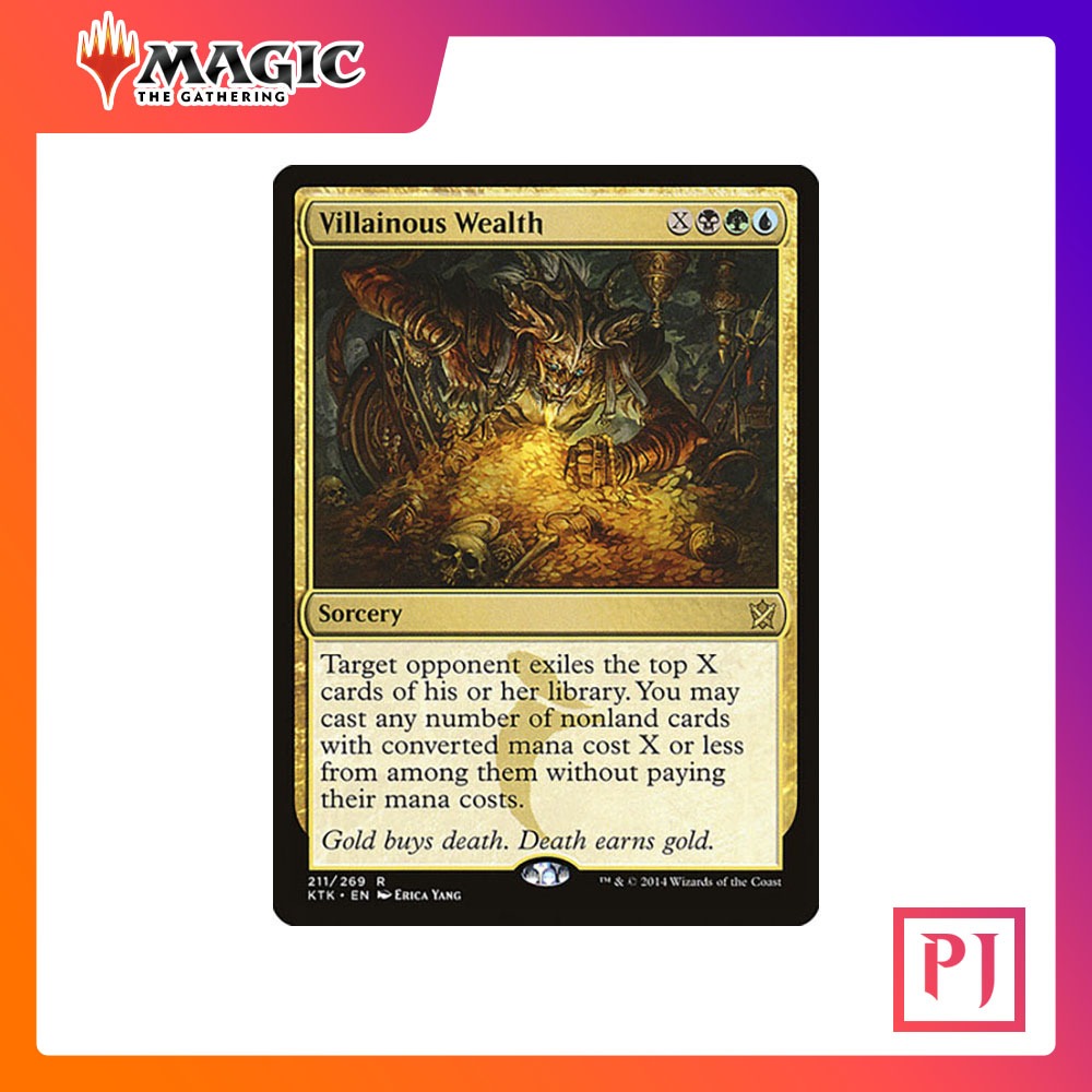 [MTG] Villainous Wealth [KTK] [MULTI] [RARE] [NORMAL] [ENG] (การ์ดเมจิค ...