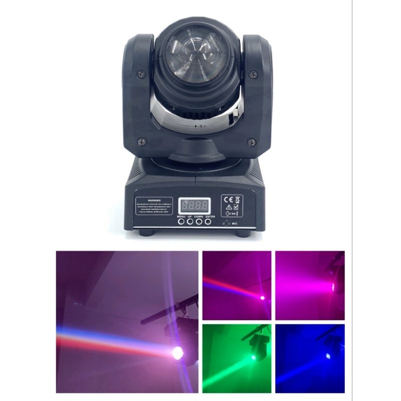 ไฟLED มูฟวิ่งเฮด 2หน้า ,LED Mini MOVING 2HEAD-RGBW | Shopee Thailand