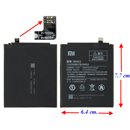 แบตเตอรี่ Xiaomi Redmi Note 4x (BN43) | Shopee Thailand
