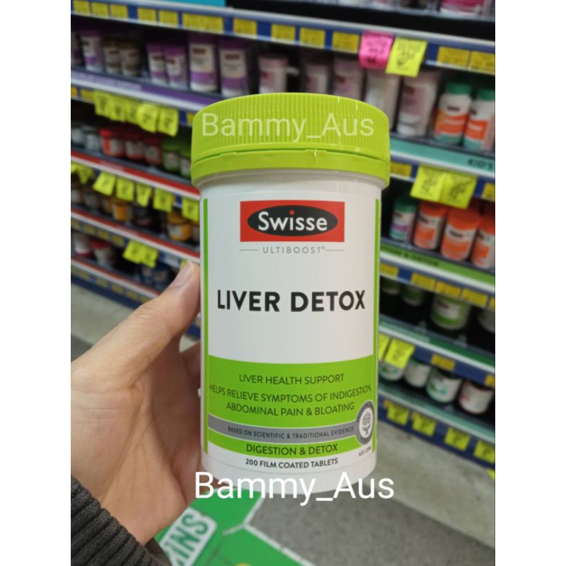 SWISSE ULTIBOOST LIVER DETOX 60,200 Tablets Exp. 04/26และ 10/25 | Shopee Thailand