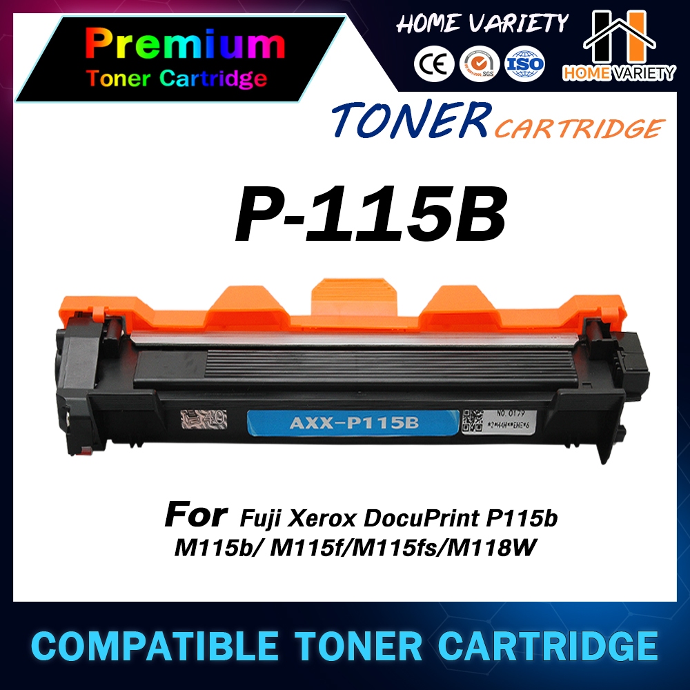 HOME Toner หมึกเทียบเท่า P115B (1-2 ตลับ) /P115/115B/115 For Fuji Xerox ...