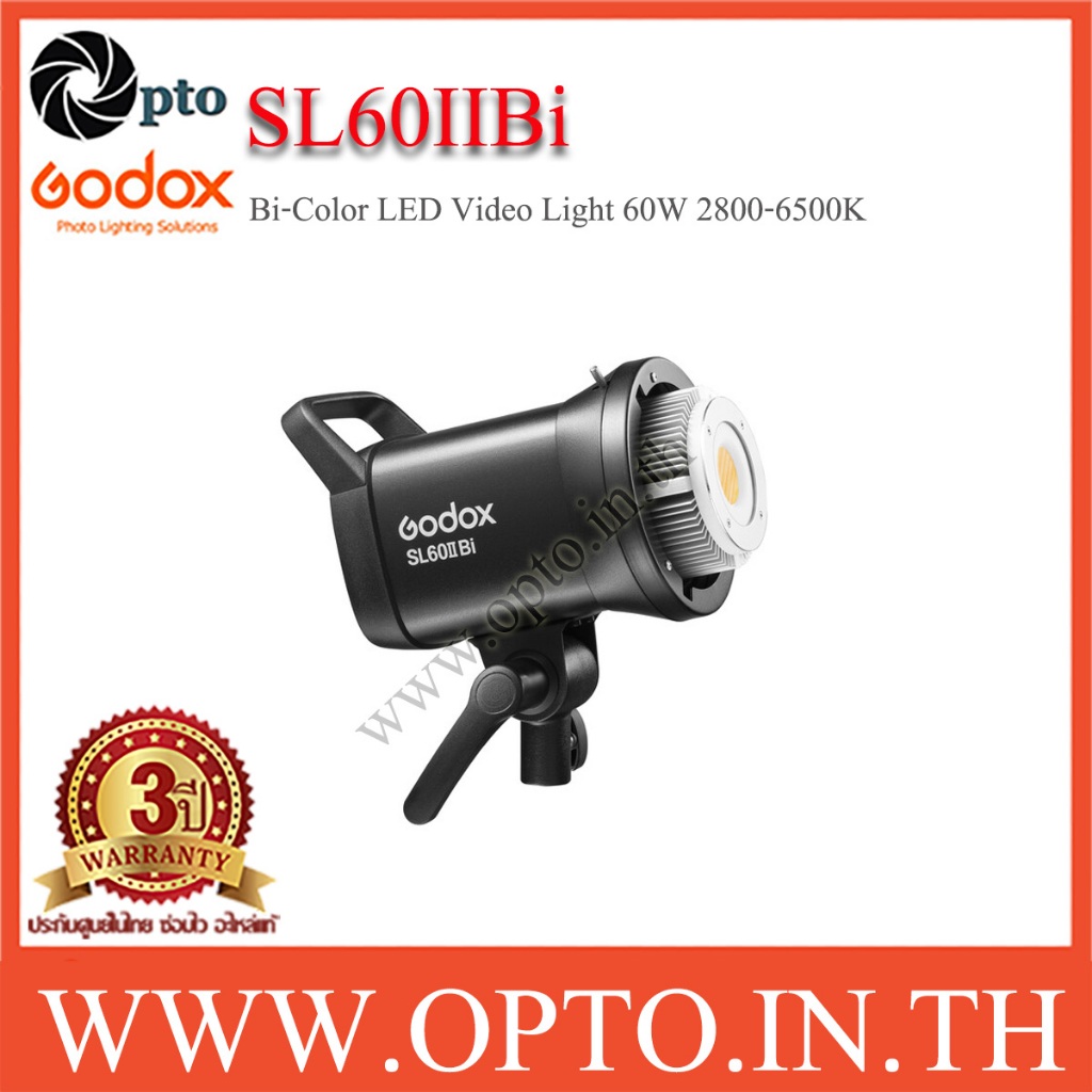 Godox SL60IIBI Bi-Color LED Video Light 2800-6500K ไฟLED 60Wสปอร์ตไลท์ ...