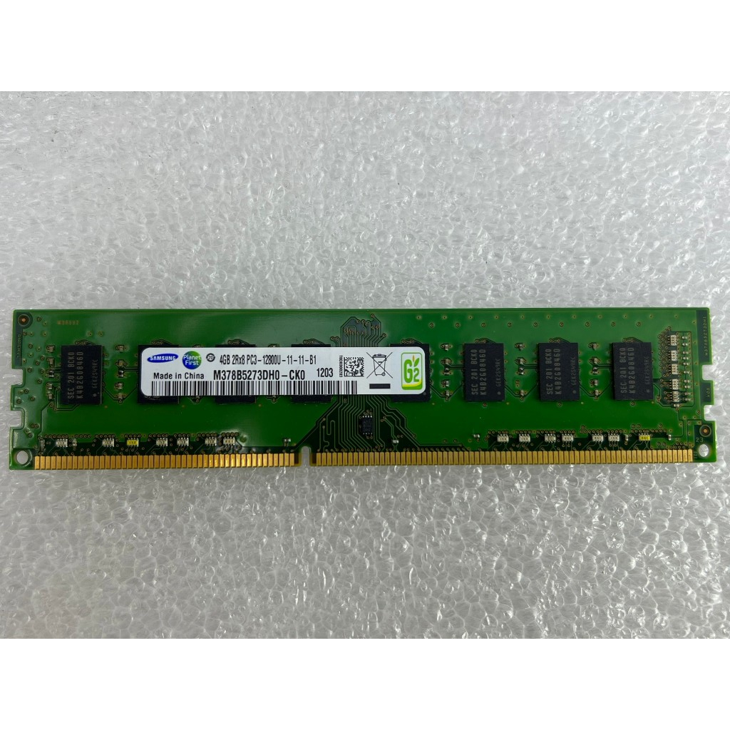 Ram แรมเดสก์ท็อป DDR3 4GB Samsung 4GB 2Rx8 PC3-12800U มือสอง | Shopee ...