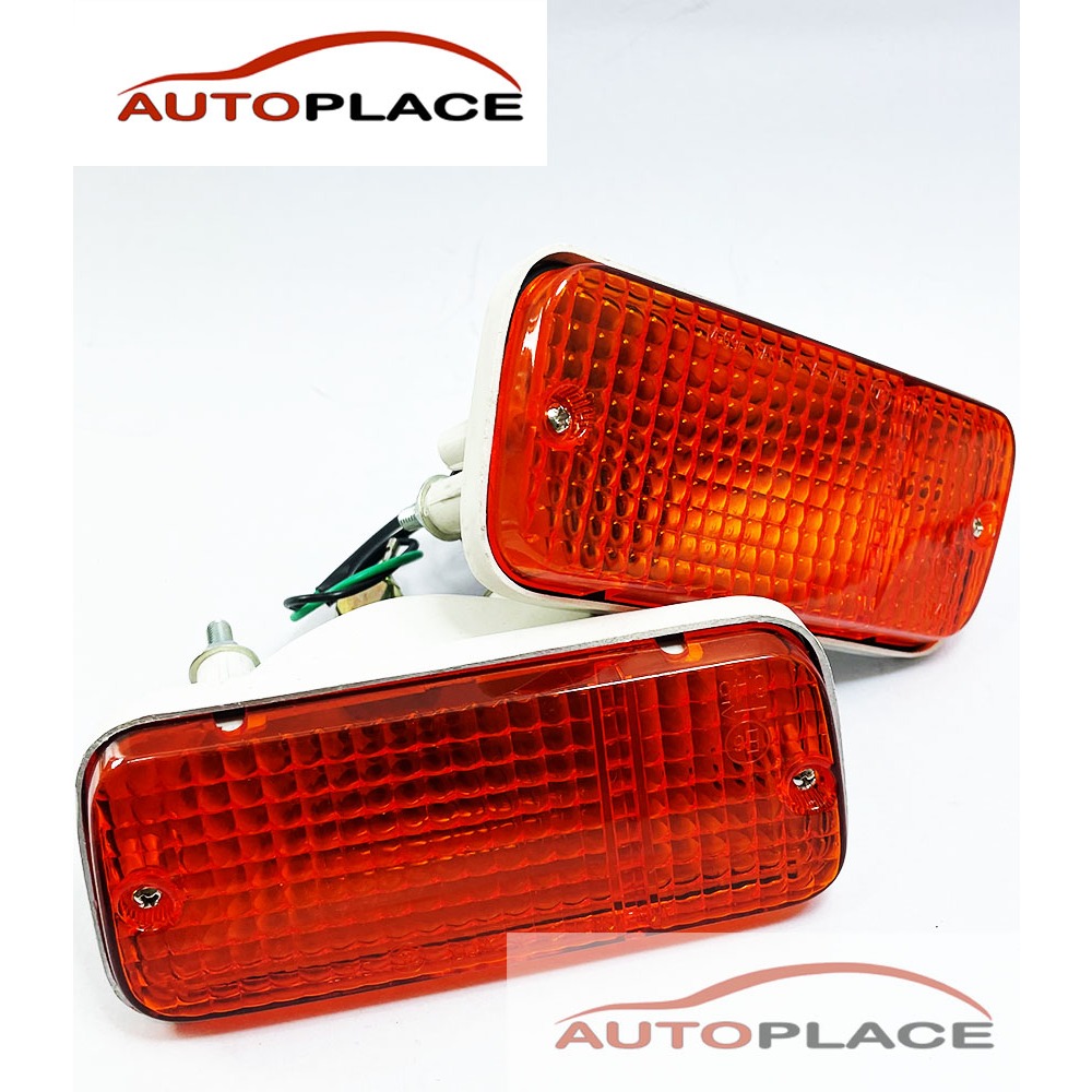 ไฟหรี่ในกันชน ไฟกันชน (ทั้งดวง) TOYOTA KE70 Big Bumper สีส้ม ข้างซ้าย ...