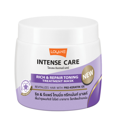 Lolane Intense Care Keratin Repair Mask 200g. โลแลน อินเทนซ์ แคร์ เคราติน รีแพร์ มาส์ก 200กรัม ...
