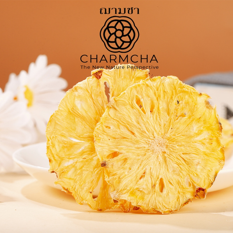 สับปะรดสไลด์ (Pineapple Slice Fruit Tea) สำหรับผสมใบชา ชงร่วมกันได้เลย ...