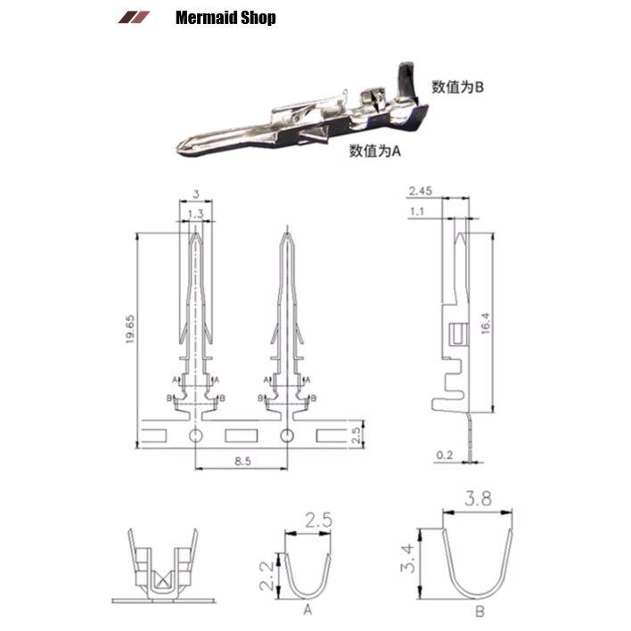 MX4.2 ปลั๊ก 2-24 ช่อง PCI-E Connector Terminal Crimp Pin Plug 5557 ...