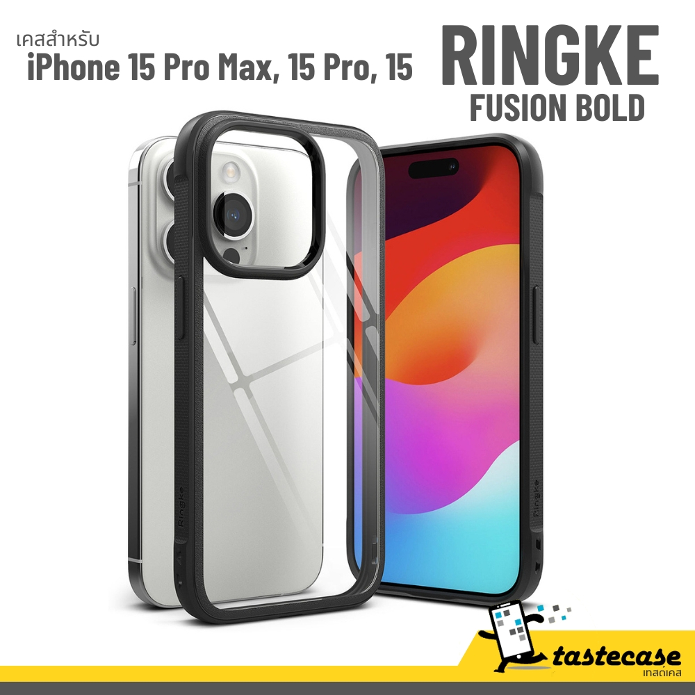 Ringke Fusion Bold เคสสำหรับ iPhone 15 Pro Max, 15 Pro และ iPhone 15 ...