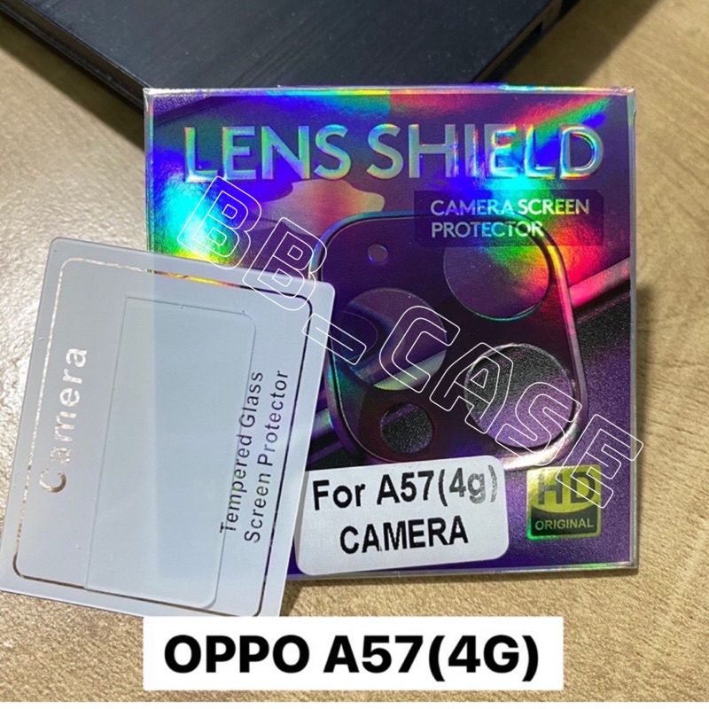 ฟิล์มกระจกเลนส์กล้องหลัง Lens(ใส)3D รุ่น OPPO A57(4G) /A77S (ตรงรุ่น ...