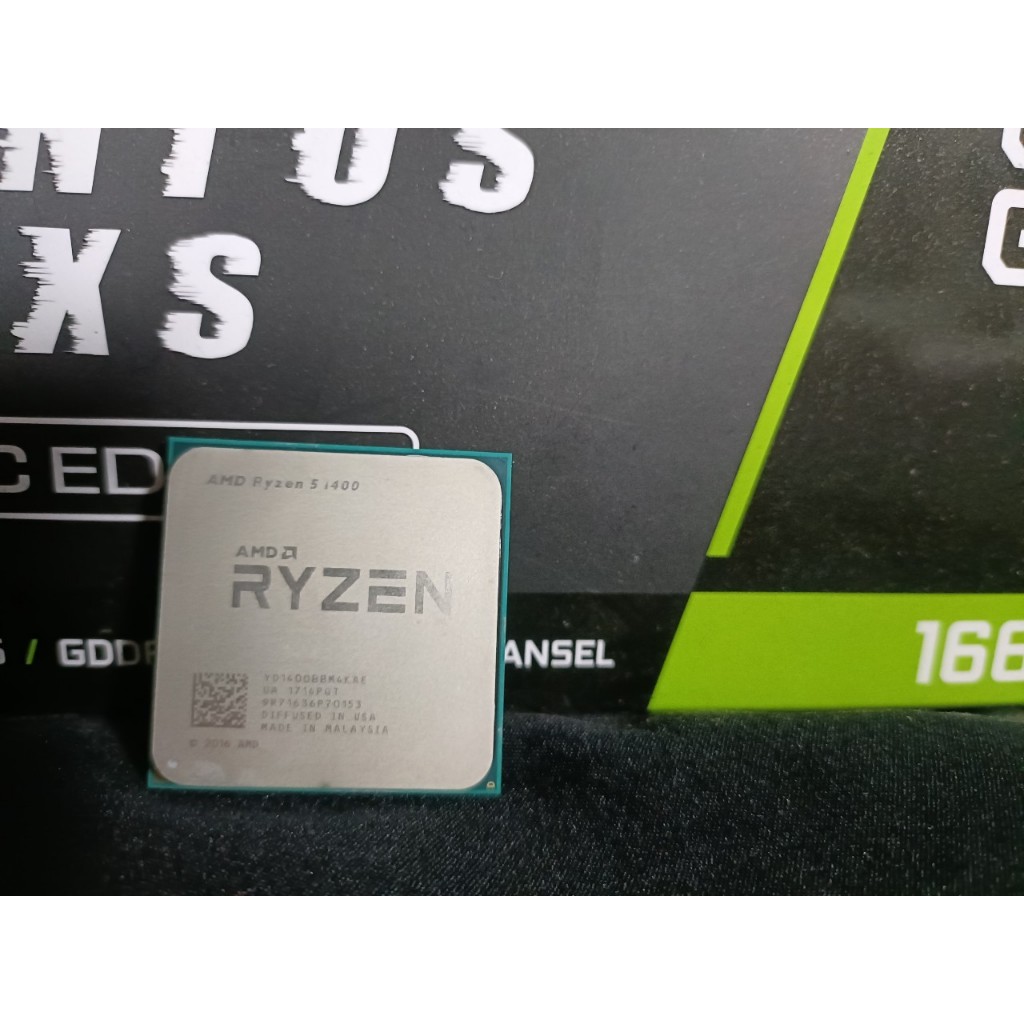 CPU AMD RYZEN R5 1400 3.2 GHz 4CORE 8THREAD ซีพียู รองรับเมนบอร์ด ...