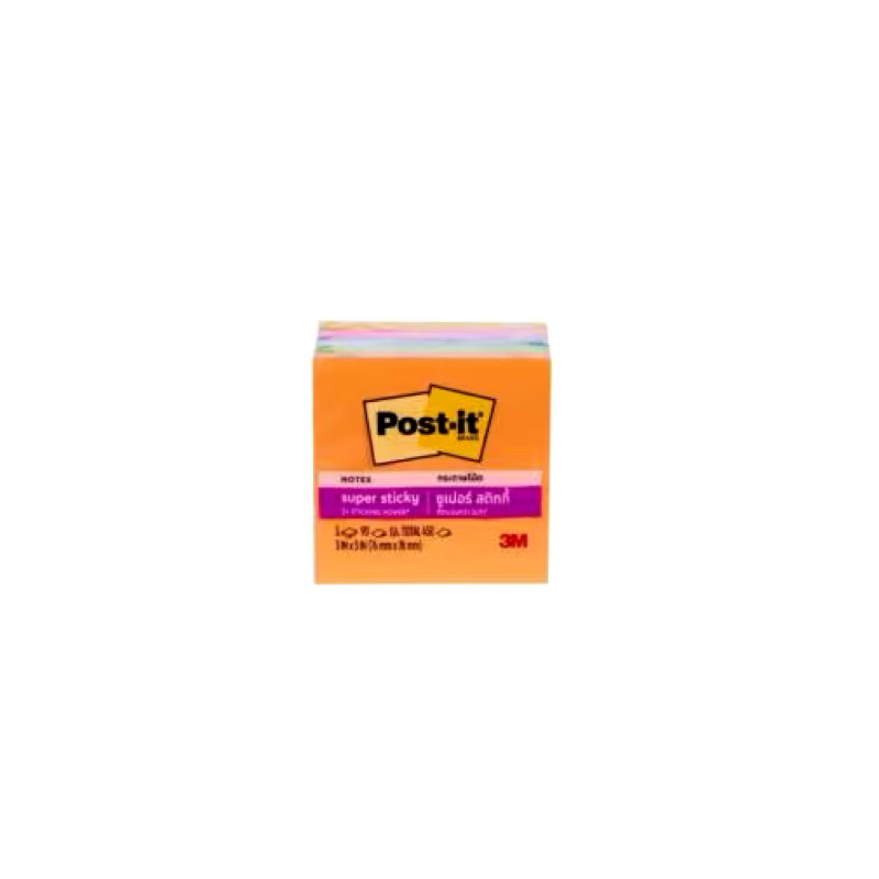 Post-it 3M โพสต์อิท กระดาษโน๊ตกาว ขนาด 2x3 3x3นิ้ว แพ็ค 500แผ่น รุ่น ...