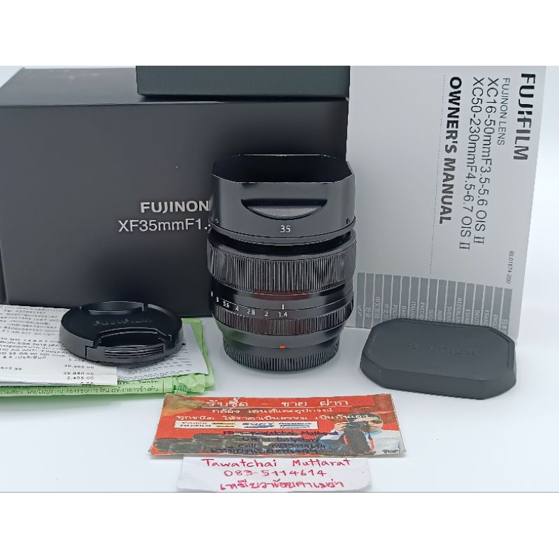 เลนส์ FUJI 35 F1.4R อดีตประกันศูนย์ กล้องมือสอง เลนส์มือสอง | Shopee ...