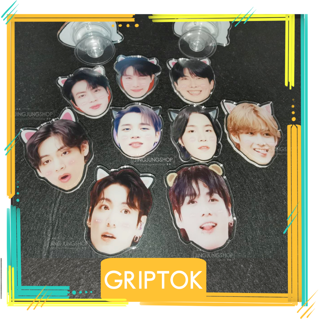 GRIPTOK ที่ติดโทรศัพท์ BTS (บีทีเอส) | Shopee Thailand