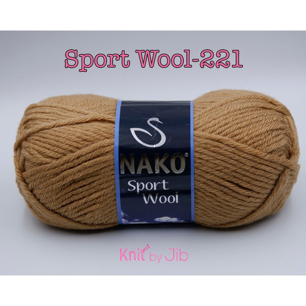 ไหมพรม Nako รุ่น Sport Wool/ Yarn for knitting and crochet | Shopee ...