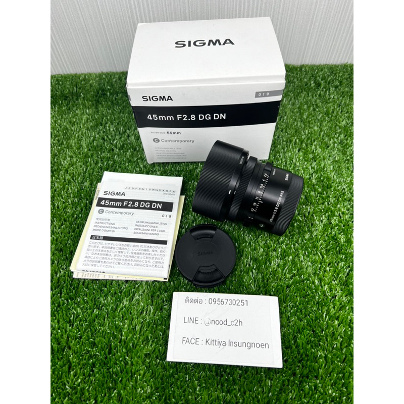 เลนส์ SIGMA 45 F2.8DG DN สำหรับ SONY | Shopee Thailand