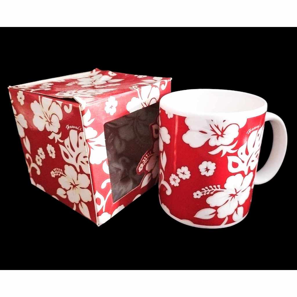 Horal Red Hawai Designed in Hawai for ABC STORES แก้วมัค เซรามิค ลาย ...