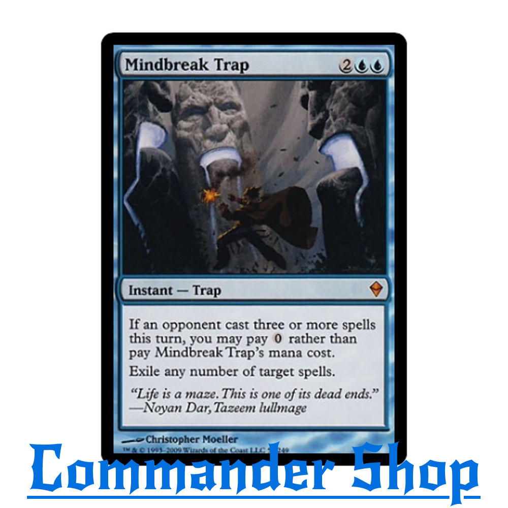 Mindbreak Trap (Instant - Trap) Blue Mv4 Exile Counter การ์ดเกม Magic ...