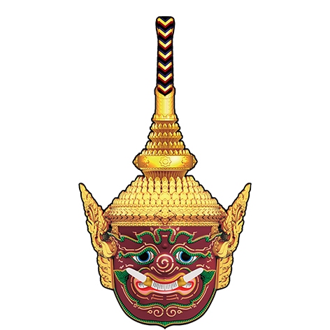 โขนพิพิธ หน้ากากเศียรโขน รามเกียรติ์ | Shopee Thailand