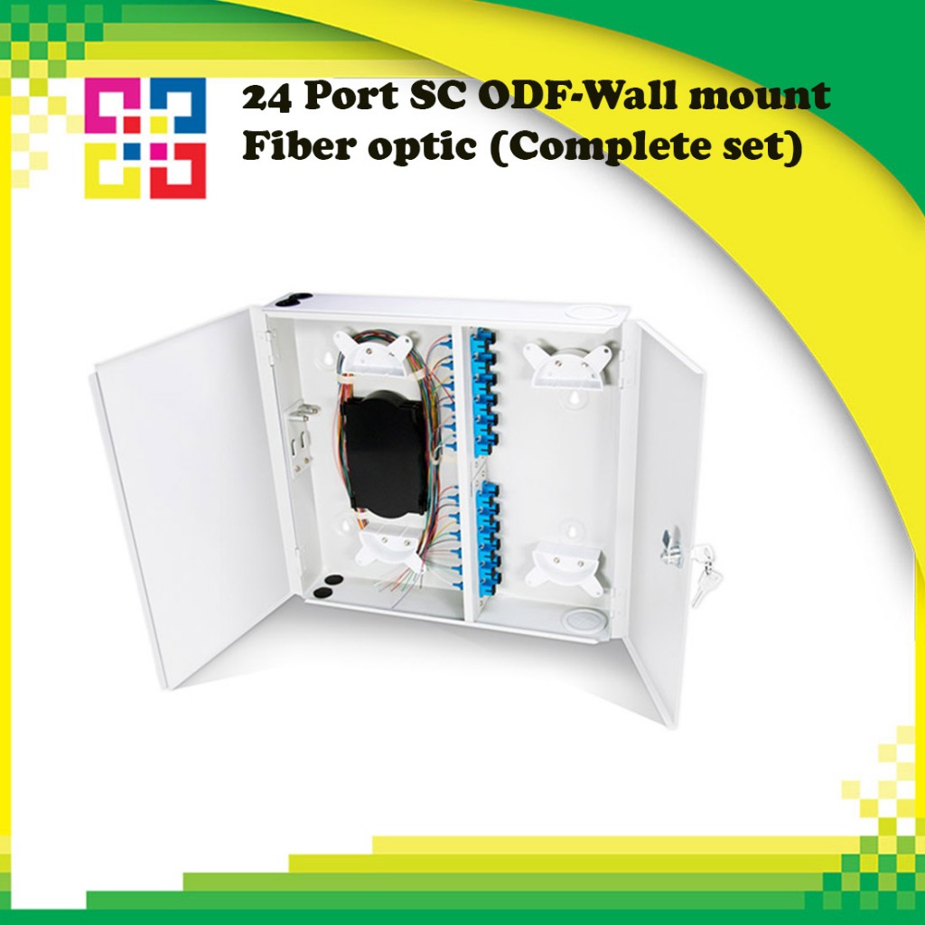 B1-WM24-SCSM 24 Port SC ODF-Wall mount Fiber optic (Complete set ...