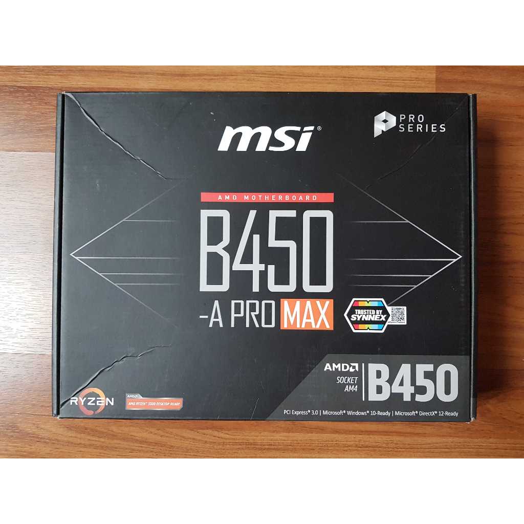 เมนบอร์ด มือสอง MSI B450-A PRO MAX (AMD AM4 B450 DDR4) | Shopee Thailand